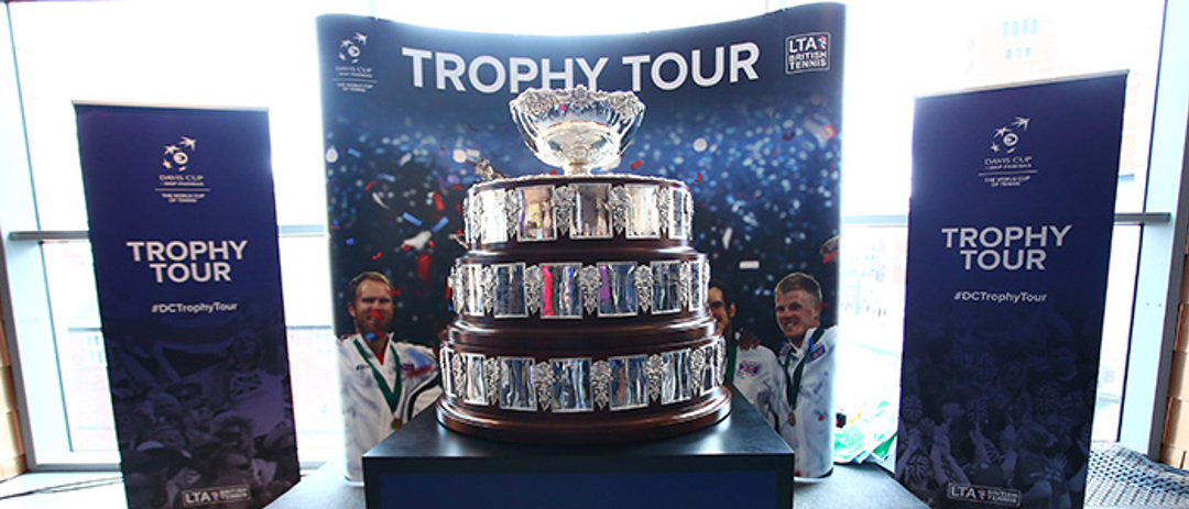 Davis Cup Trophy Tour launches in Glasgow