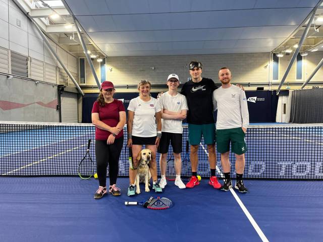 Jack Draper joins GB stars to try Visually Impaired tennis | LTA