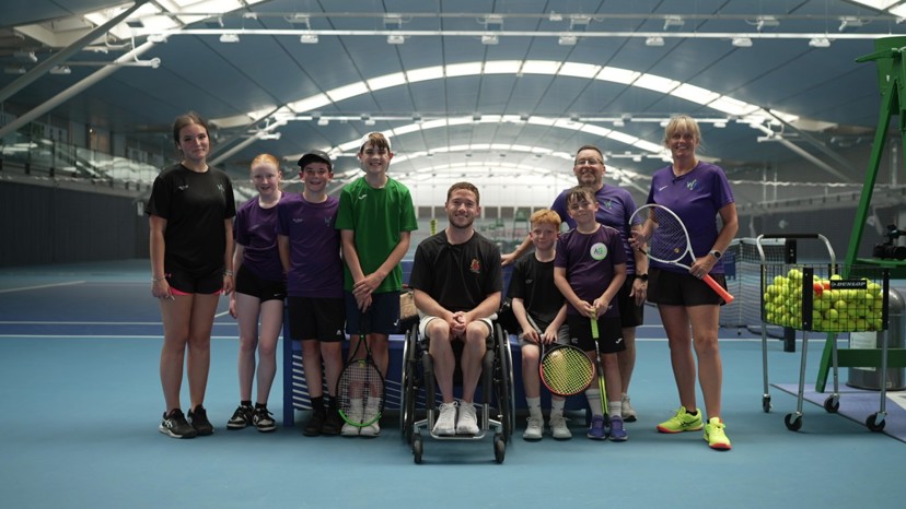 Wheelchair tennis star Alfie Hewett surprises inspirational LTA award ...