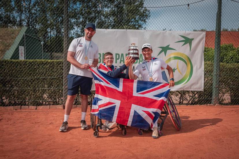 Great Britain boys' wheelchair tennis team earn historic World Team Cup ...
